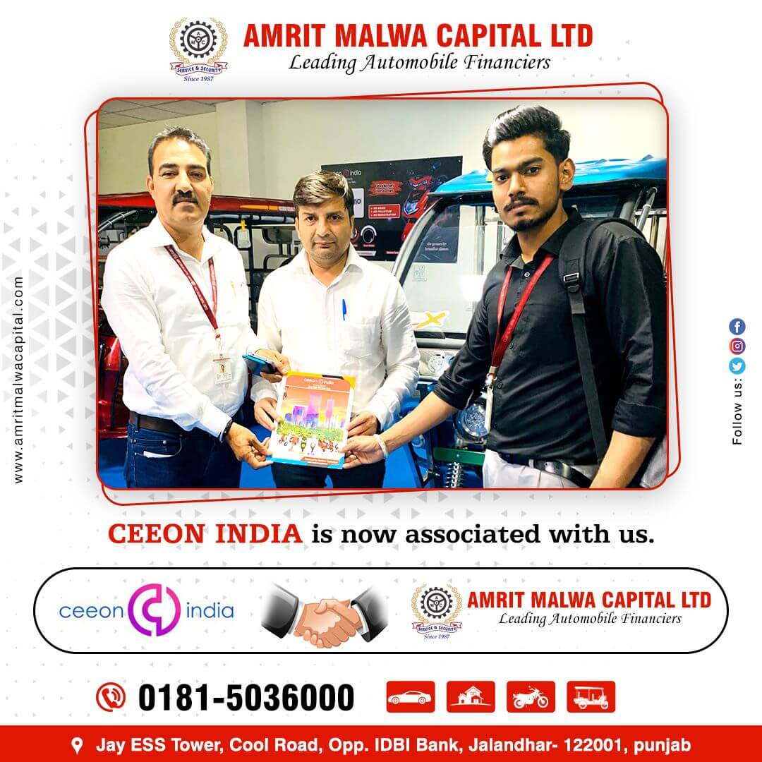 Financial Partners of Electric Scooter Manufacturer | Ceeon India